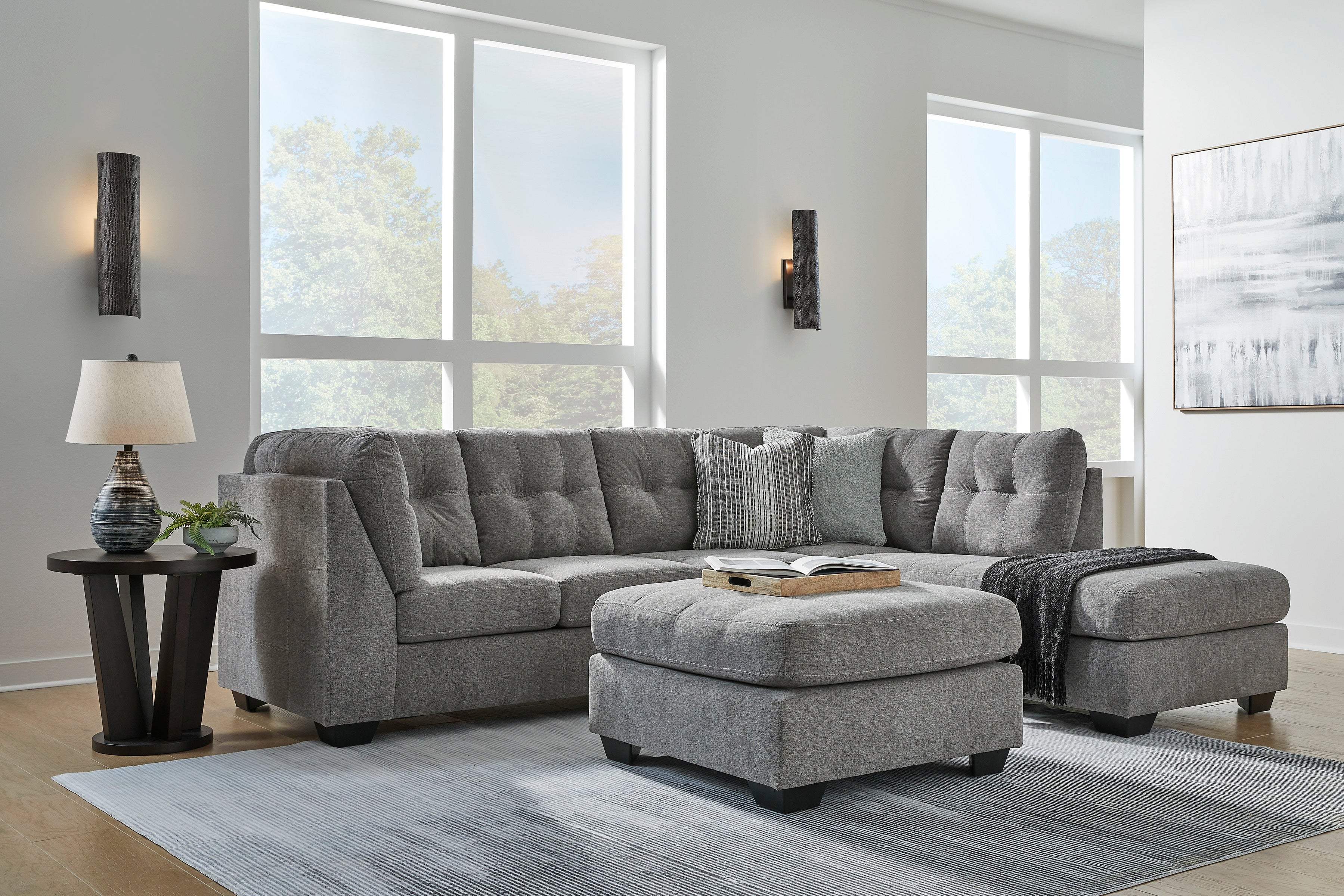 Buy Marley Corner Suite with Chaise Online Perth – Furniture Barn
